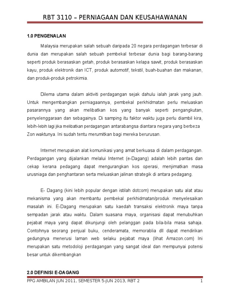 Esei e Dagang | PDF