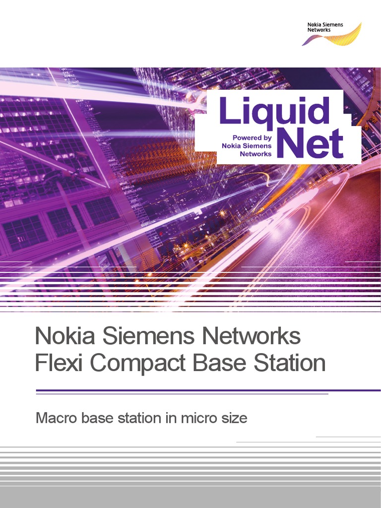 Nokia Siemens Networks Flexi Compact Base Station | PDF | Lte ...