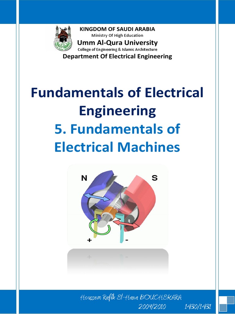 Fundamentals of Electrical Machines PDF | PDF | Transformer | Magnetic ...