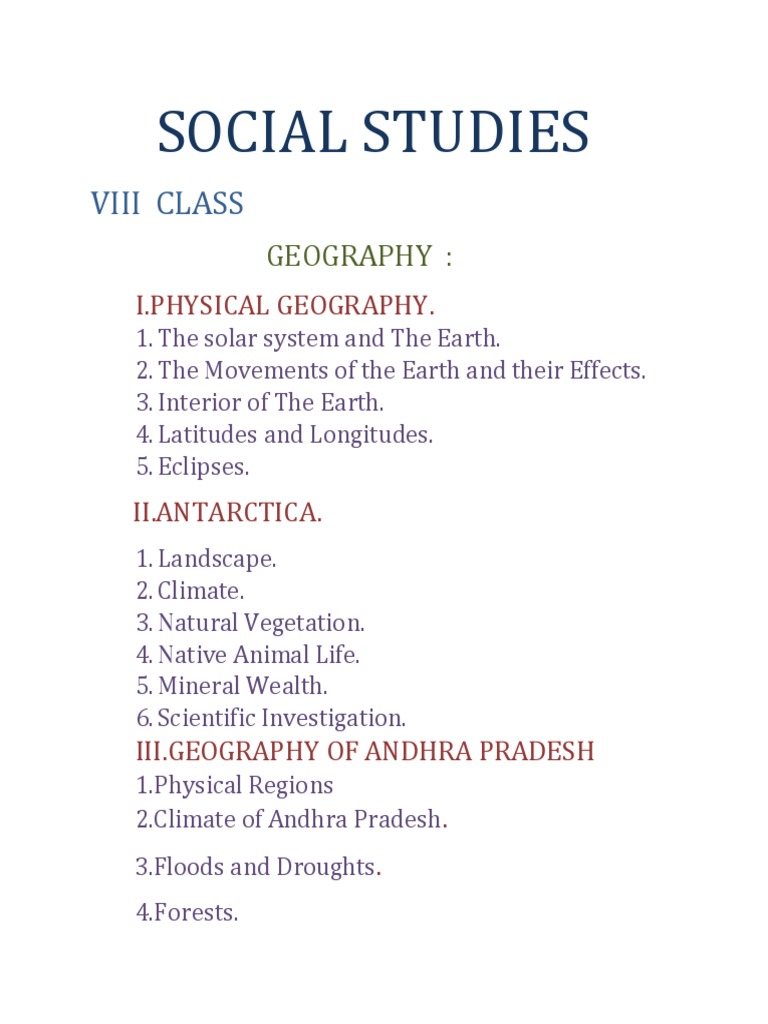 Social Studies Viii Class | PDF | Socialism | British Raj