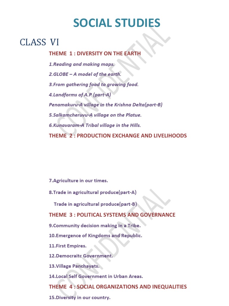 Social Studies Curriculum Guide | PDF | Politics | History