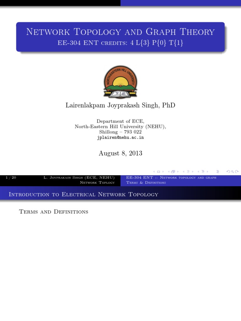 Electrical Network Graph Theory Topology | PDF | Network Topology | Electrical Network