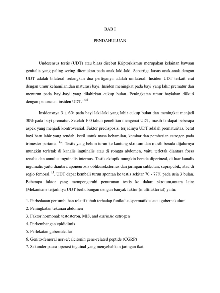 Undesensus Testis | PDF