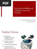 Jim Cummins' Theories on Bilingualism | PDF | First Language | Minority ...