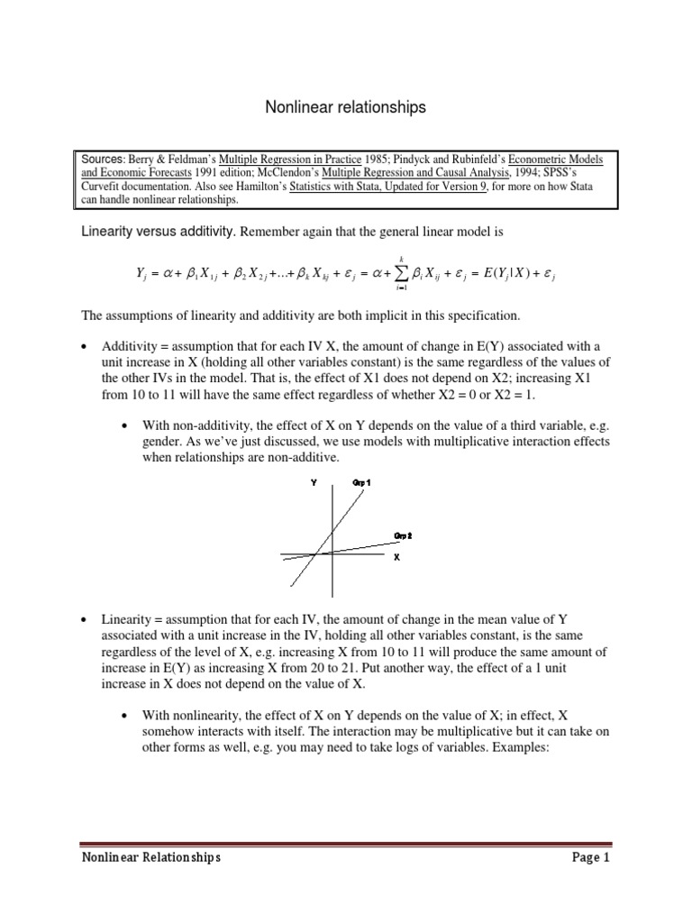Non Linear Relationships | PDF | Coefficient Of Determination ...