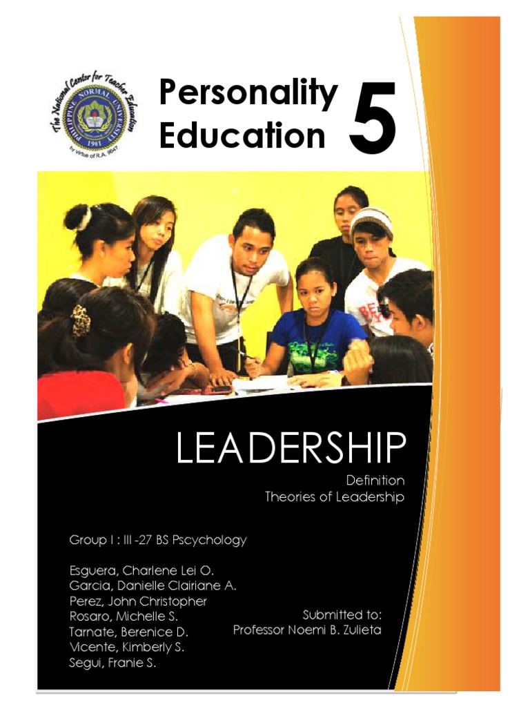 Leadership Definitions and Theories Overview | PDF | Leadership ...
