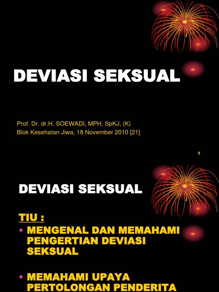 21 Prof Suwadi Deviasi Sex Pdf Sexual Dysfunction Sexual Intercourse
