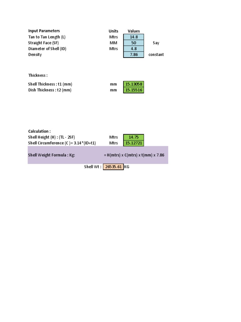 Weight Estimation of Vessels Apps | PDF | Sphere | Volume
