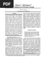 Gibson's Direct Theory of Perception | PDF | Visual Perception | Perception