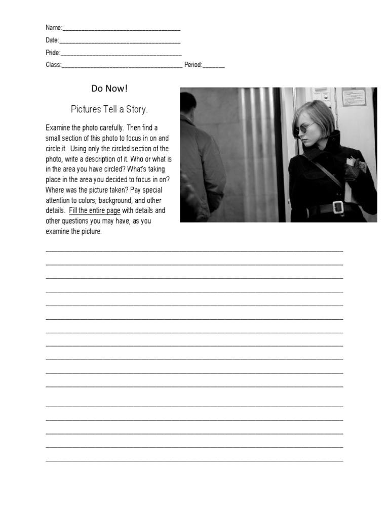 How To Write From A Picture | PDF