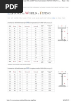 HEB Beam Dimensions and Properties | PDF | Mechanical Engineering ...