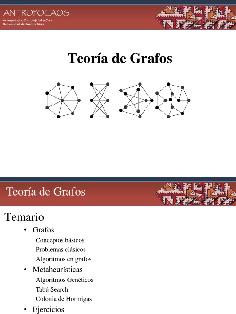 Teoria Grafos-1er2009 | PDF | Teoría de grafos | Vértice (teoría de grafos)