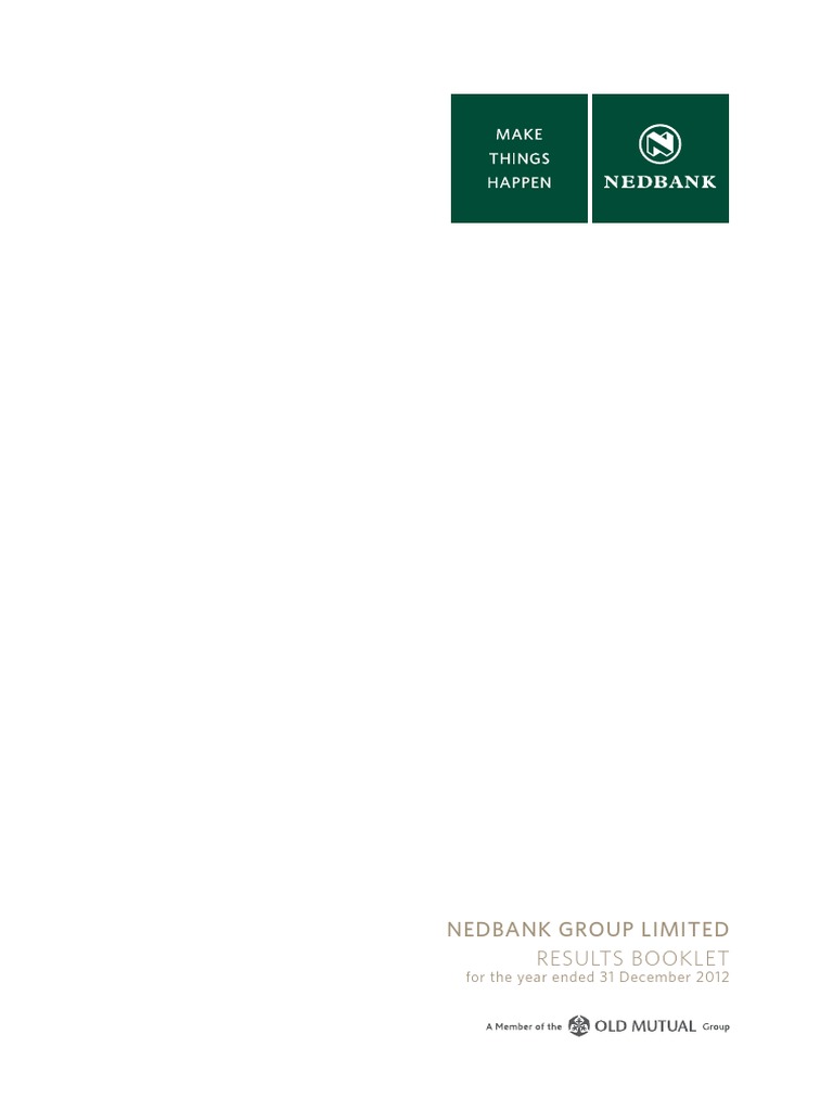 Nedbank Group Financial Statements | International Financial Reporting ...