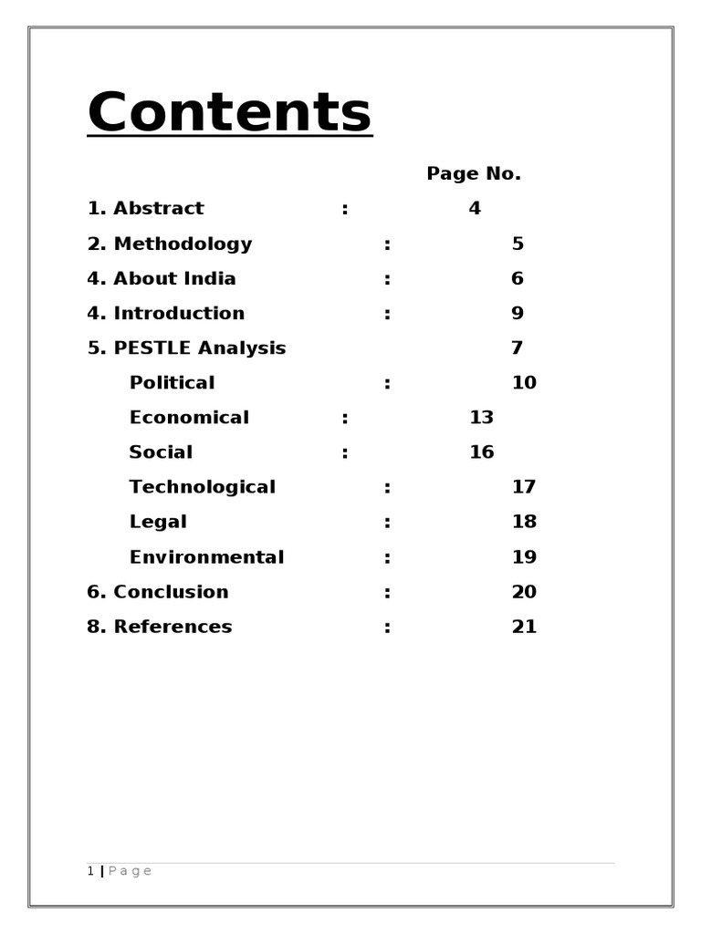 PESTLE Analysis of India 2023 | PDF | Gross Domestic Product ...