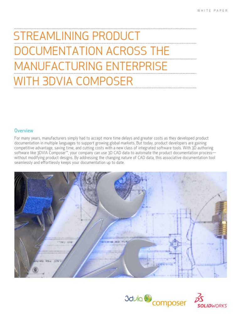 Streamlining Product Documentation Across The Manufacturing Enterprise With 3dvia Composer | PDF ...