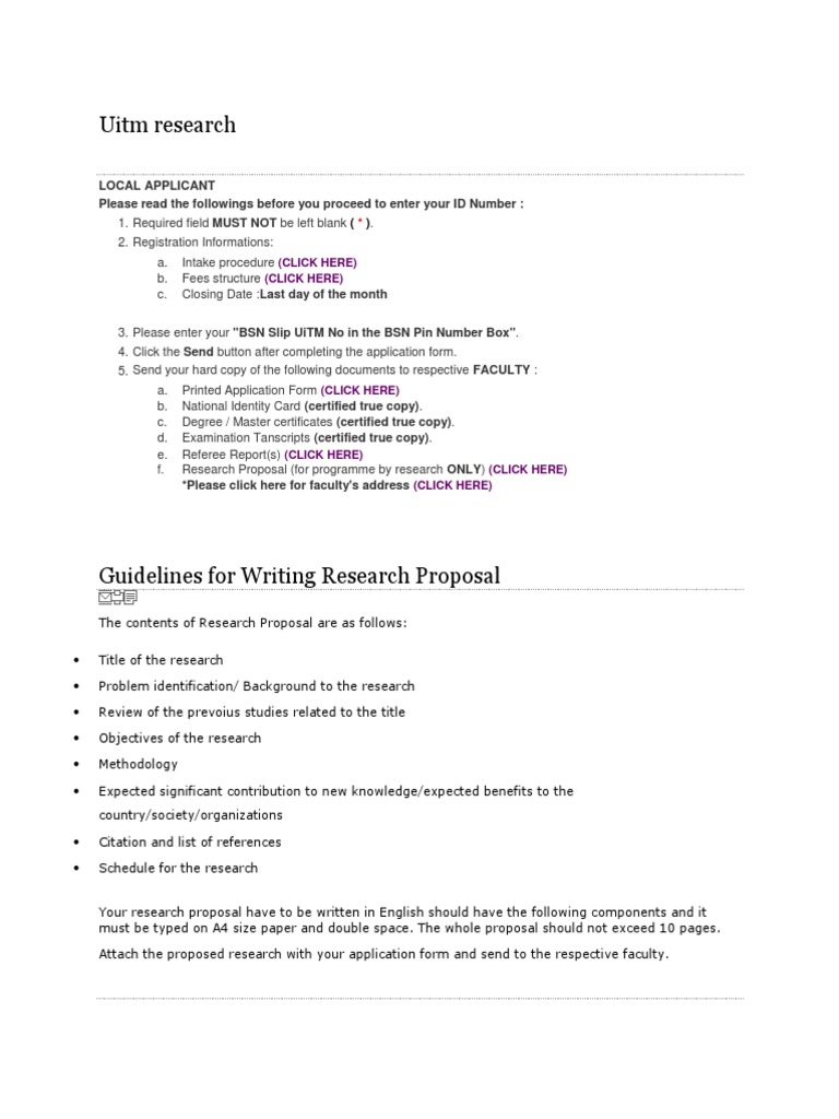 Uitm Research | Download Free PDF | Identity Document | Academic Degree