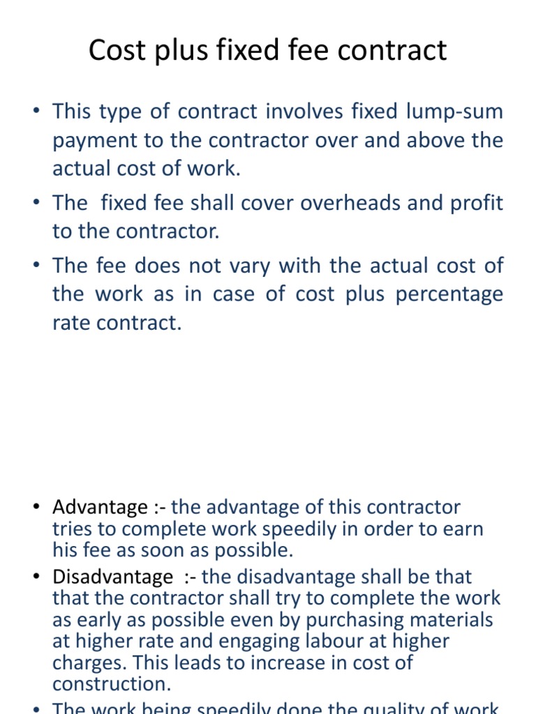 Contract | PDF | Negotiation | Fee