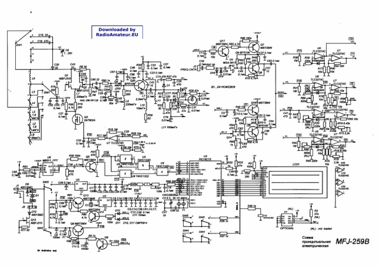 MFJ MFJ-259B Ant Analyser SCH PDF | PDF