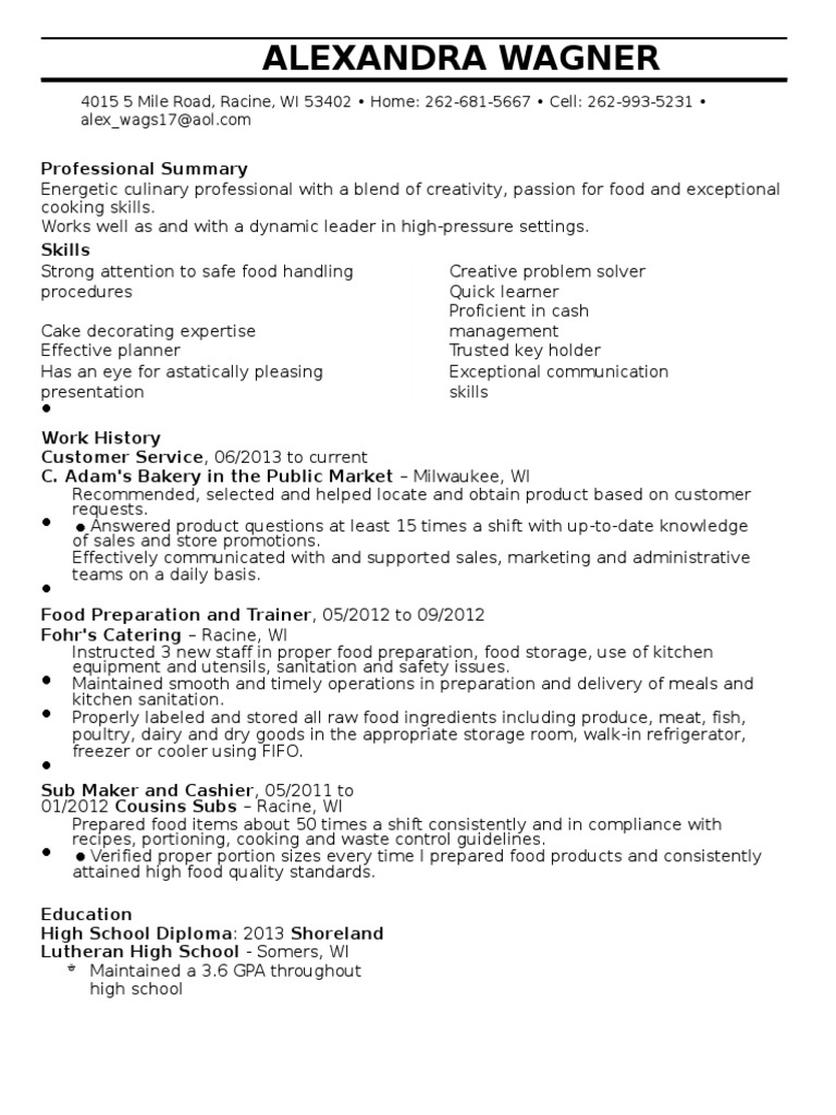 Alexandra Wagner Resume 1 2 | PDF | Career & Growth