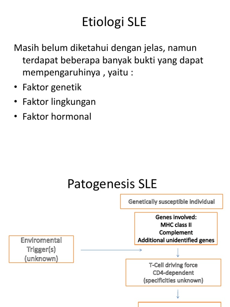 Etiologi SLE | PDF | Pengembangan Diri