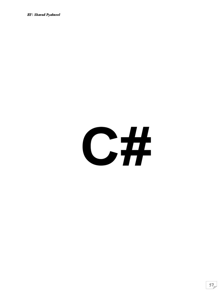 C# Basic Note | PDF | Parameter (Computer Programming) | Class ...