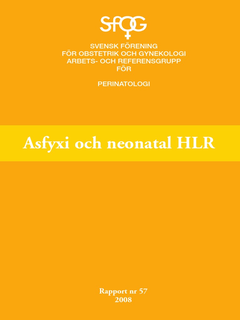 Asfyxi Och Neonatal HLR | PDF