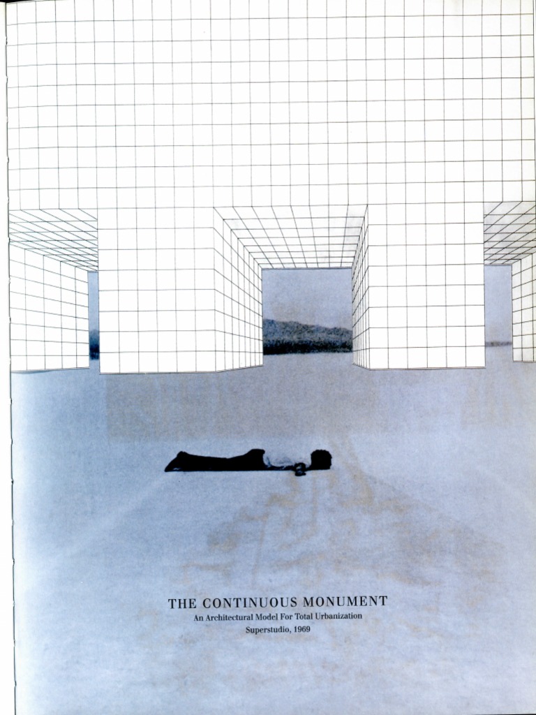 Superstudio The Continuous Monument | PDF