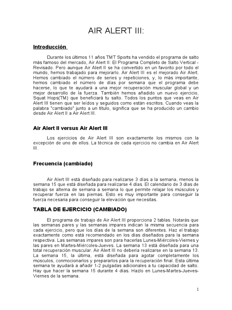 Air Alert III en Español | PDF