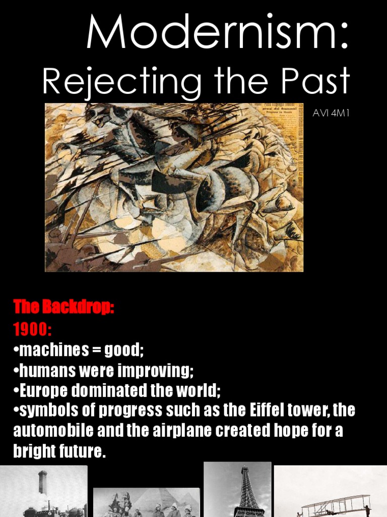 Modernism Rejecting The Past | PDF | Abstract Art | Modern Art