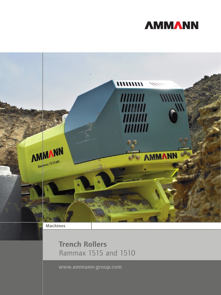 Powerful Trench Rollers for Soil Compaction: The Rammax 1515 and 1510 ...