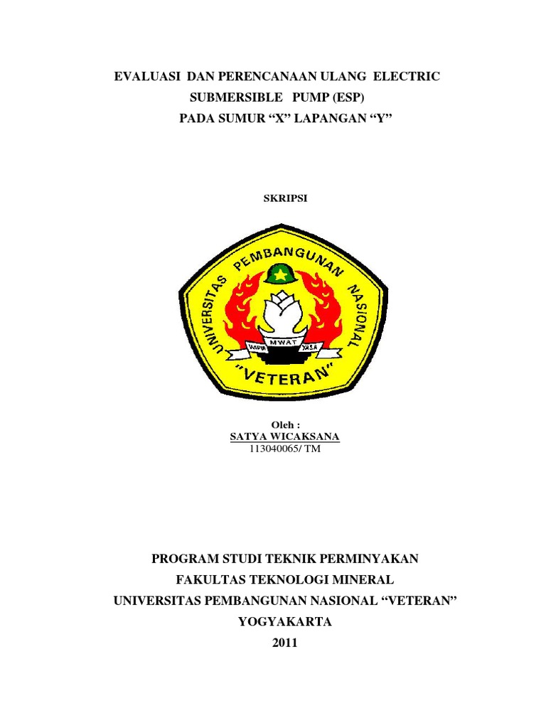Evaluasi dan Perencanaan Ulang ESP | PDF