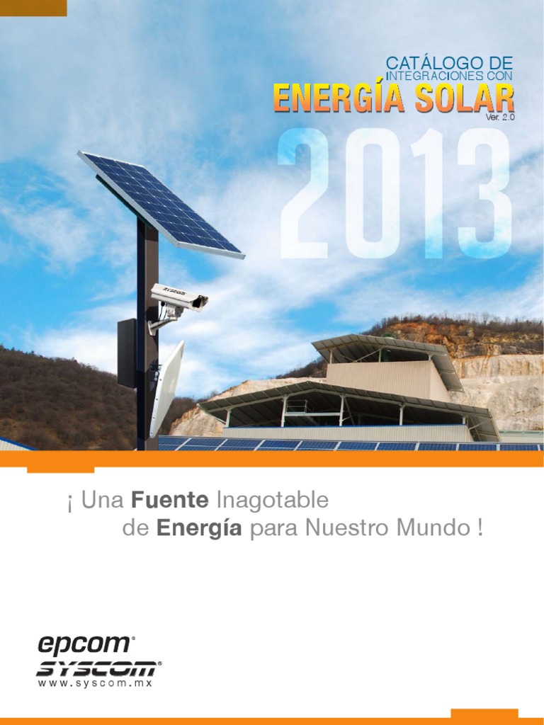 Catálogo Solar | PDF | Fotovoltaica | Energía eólica