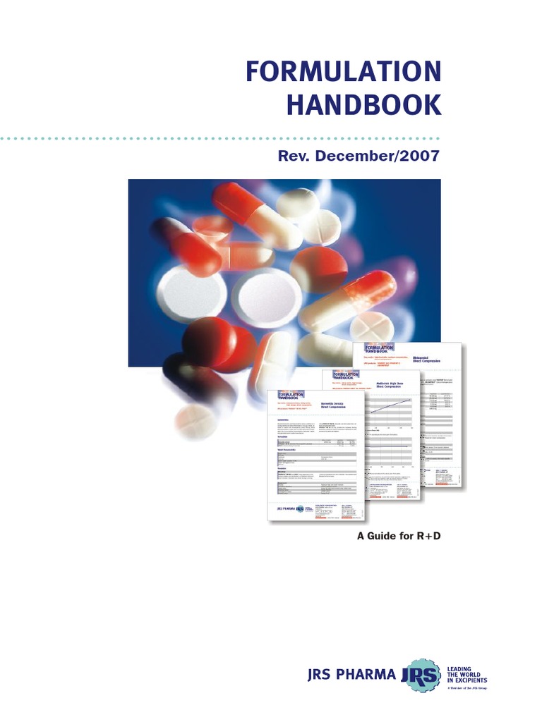 FormualtionHandbook 12-2007 | PDF | Tablet (Pharmacy) | Pharmaceutical ...