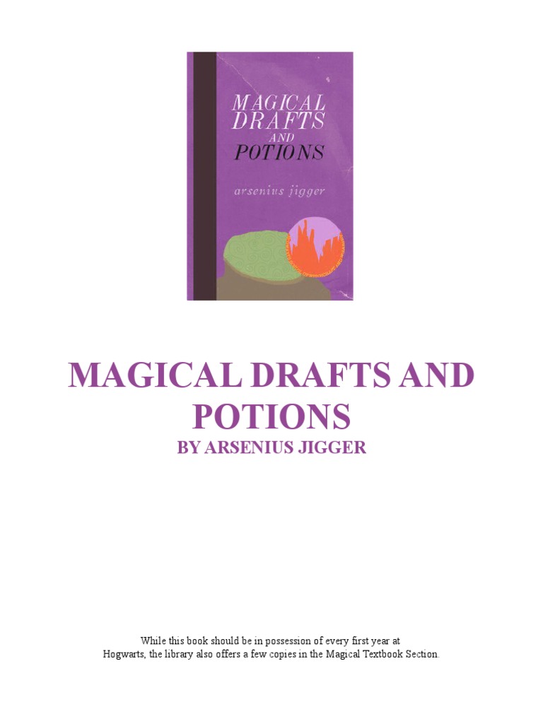 Magical Drafts and Potions by Arsenius Jigger | PDF | Alcoholic Drinks ...
