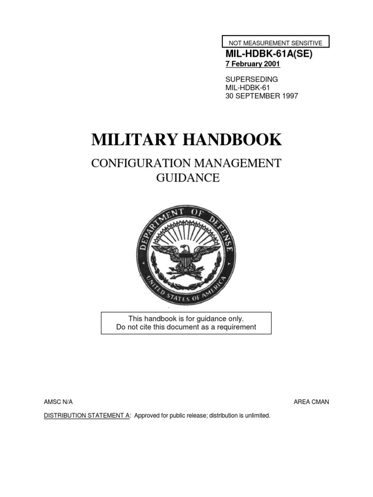Mil HDBK 61a (Se) | PDF