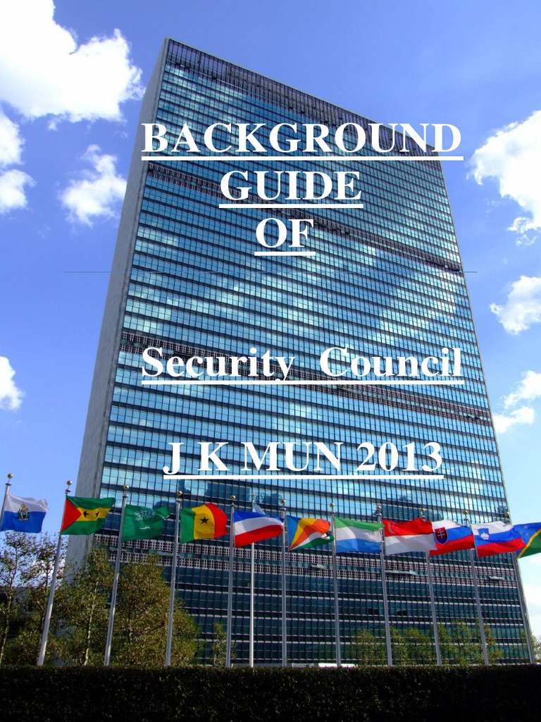 UNSC Background Guide for JKMUN 2013 | PDF | Cyberwarfare | Security