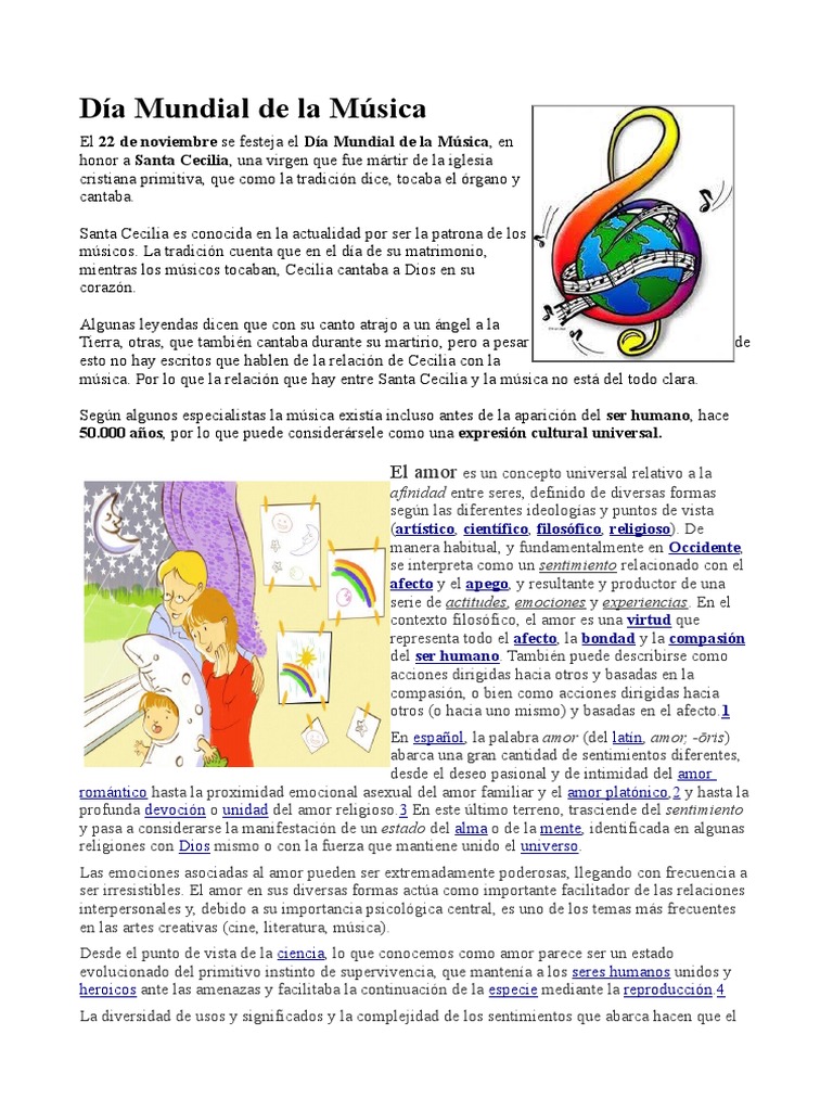 Día Mundial de La Música | PDF