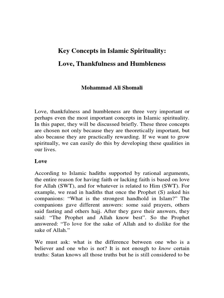 42 Key Concepts | PDF | Muhammad | God In Islam