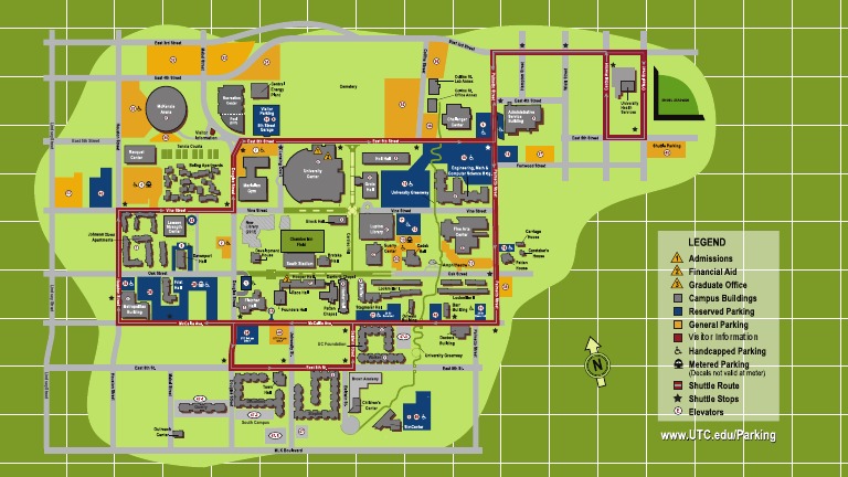UTC Parking Map | PDF