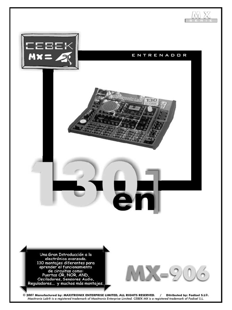 MX 906 | PDF | Transistor | Condensador
