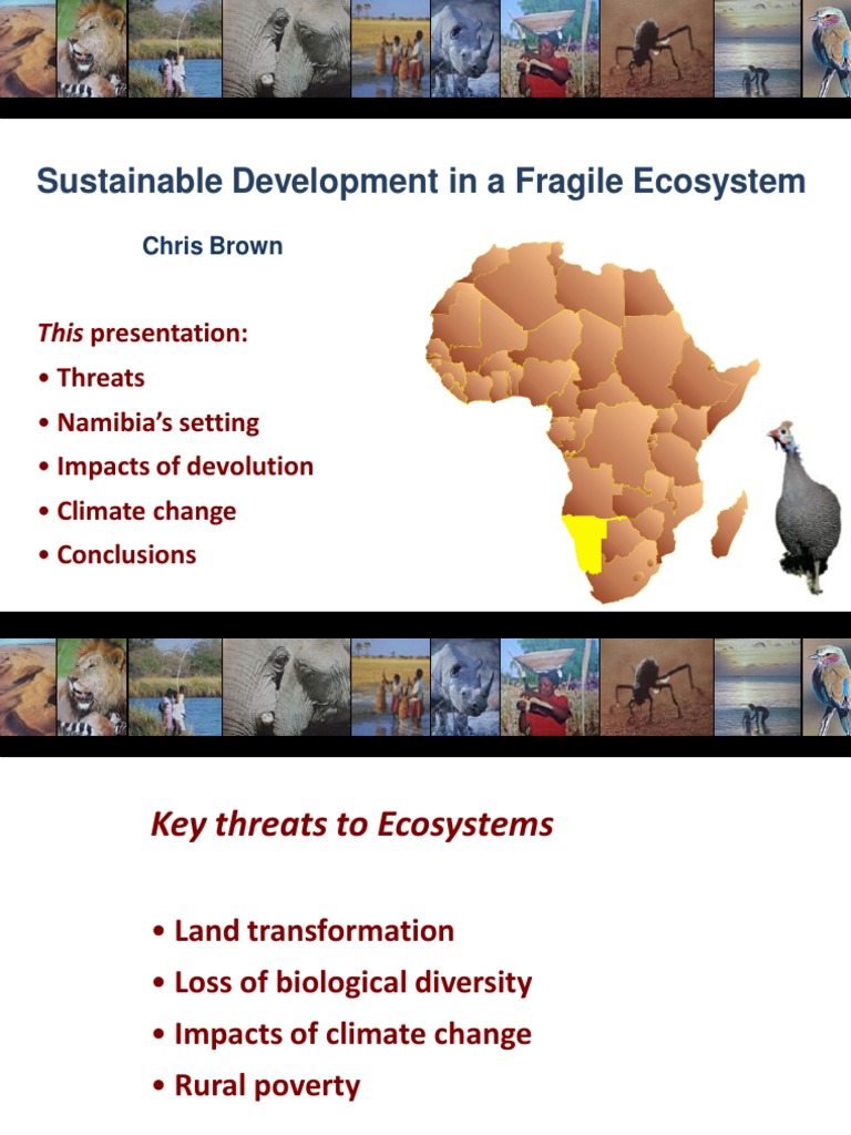 Sustainable Development in Fragile Ecosystem by Chris Brown | PDF ...