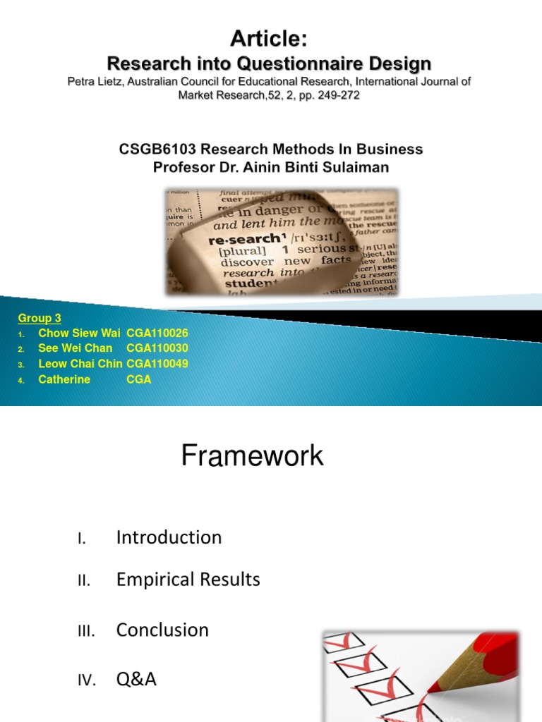 Survey Question Design Strategies | PDF | Attitude (Psychology ...