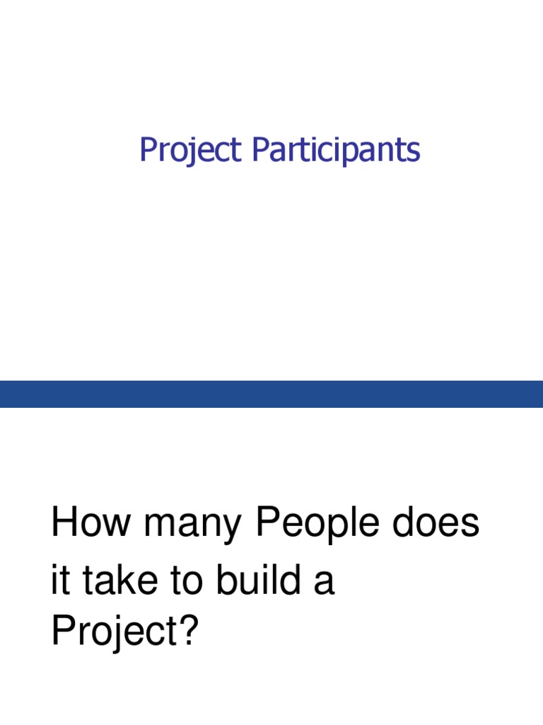 Project Participants 26AUG PDF | PDF | General Contractor | Architect