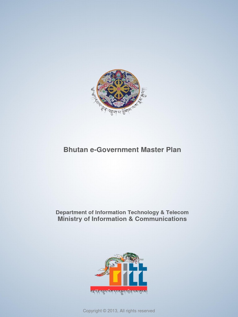 Bhutan e Government Master Plan 78578 | PDF | E Government | Computer ...