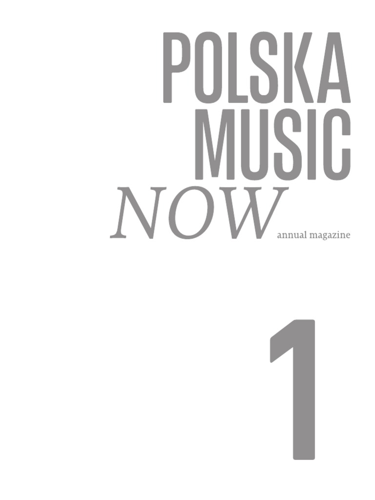 Magazyn Polska Music Now | PDF | Poland | Orchestras