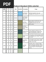 Tamiya Colour Chart | PDF | Conservation And Restoration Materials | Paint