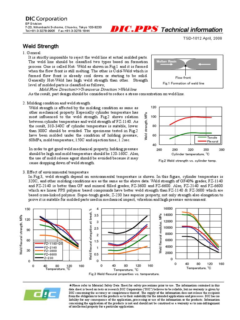 Dic Pps Weld Strength | Download Free PDF | Welding | Construction