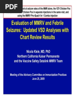 CDC MMR, MMR+V, MMRV Seizure Rates | PDF | Vaccines | Fever
