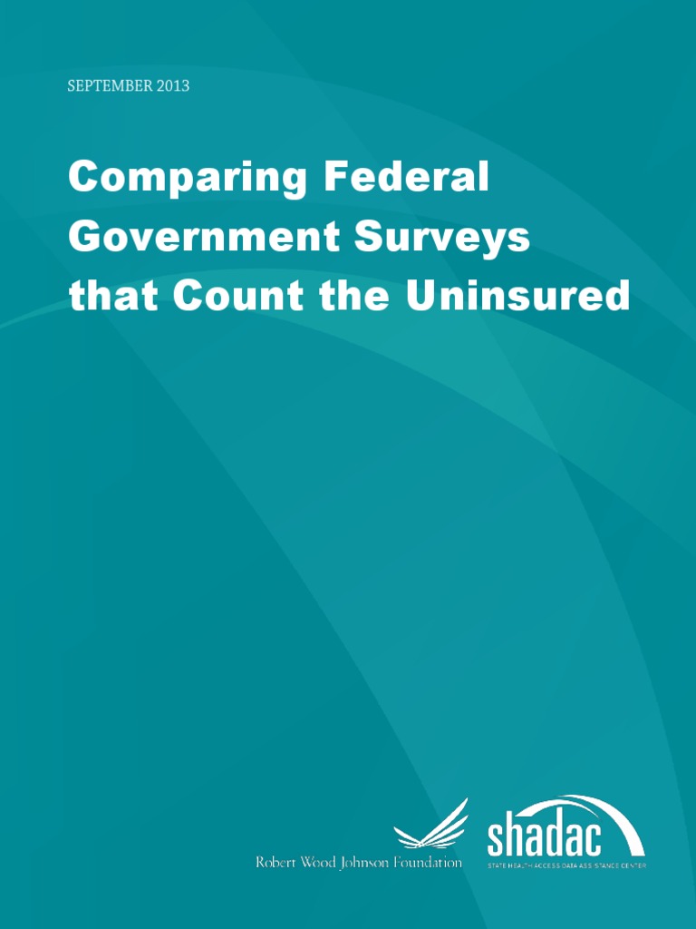 Comparing Federal Government Surveys That Count The Uninsured | PDF ...