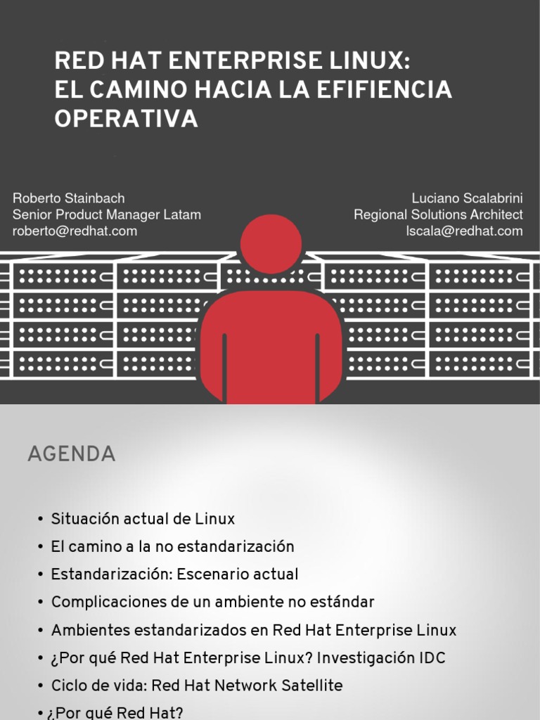 Presentacion Red Hat | PDF | sombrero rojo | Distribución de Linux